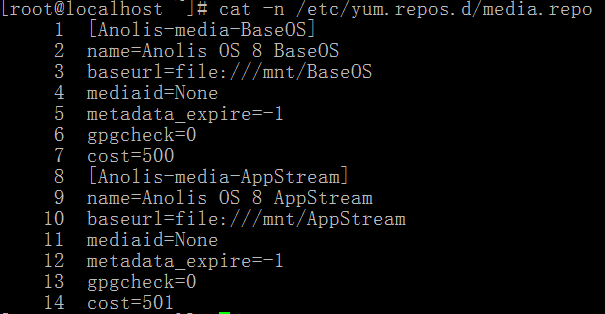 配置本地yum源 - OpenAnolis龙蜥操作系统开源社区